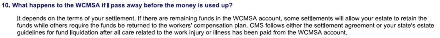What Happens to Remaining MSA funds After Death? - Ametros